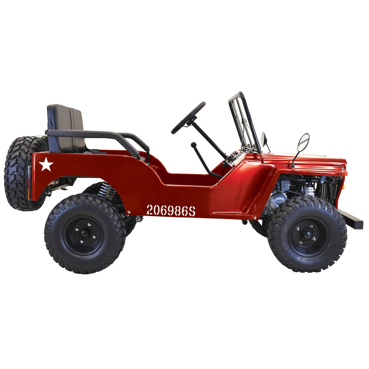 125cc Massimo Mini Jeep - 4 Stroke Single Cylinder Go Kart