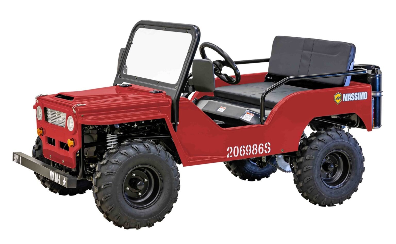 Massimo Mini 125 Military-Style Jeep - Classic and Rugged