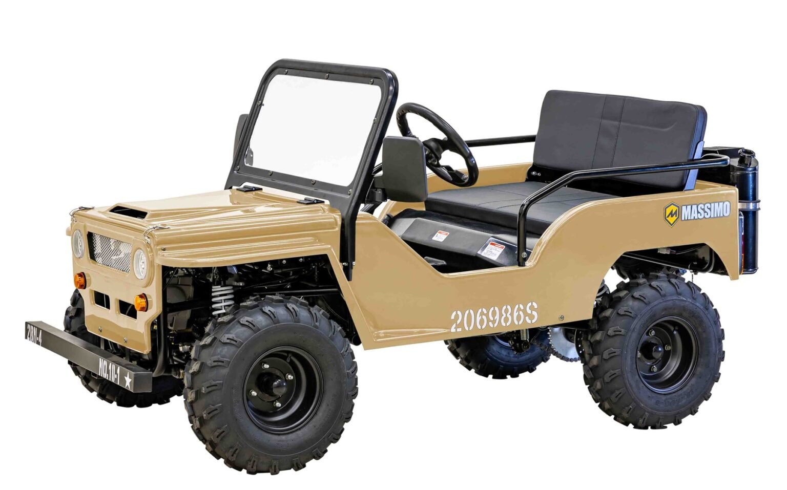 Massimo Mini 125 Military-Style Jeep - Classic and Rugged