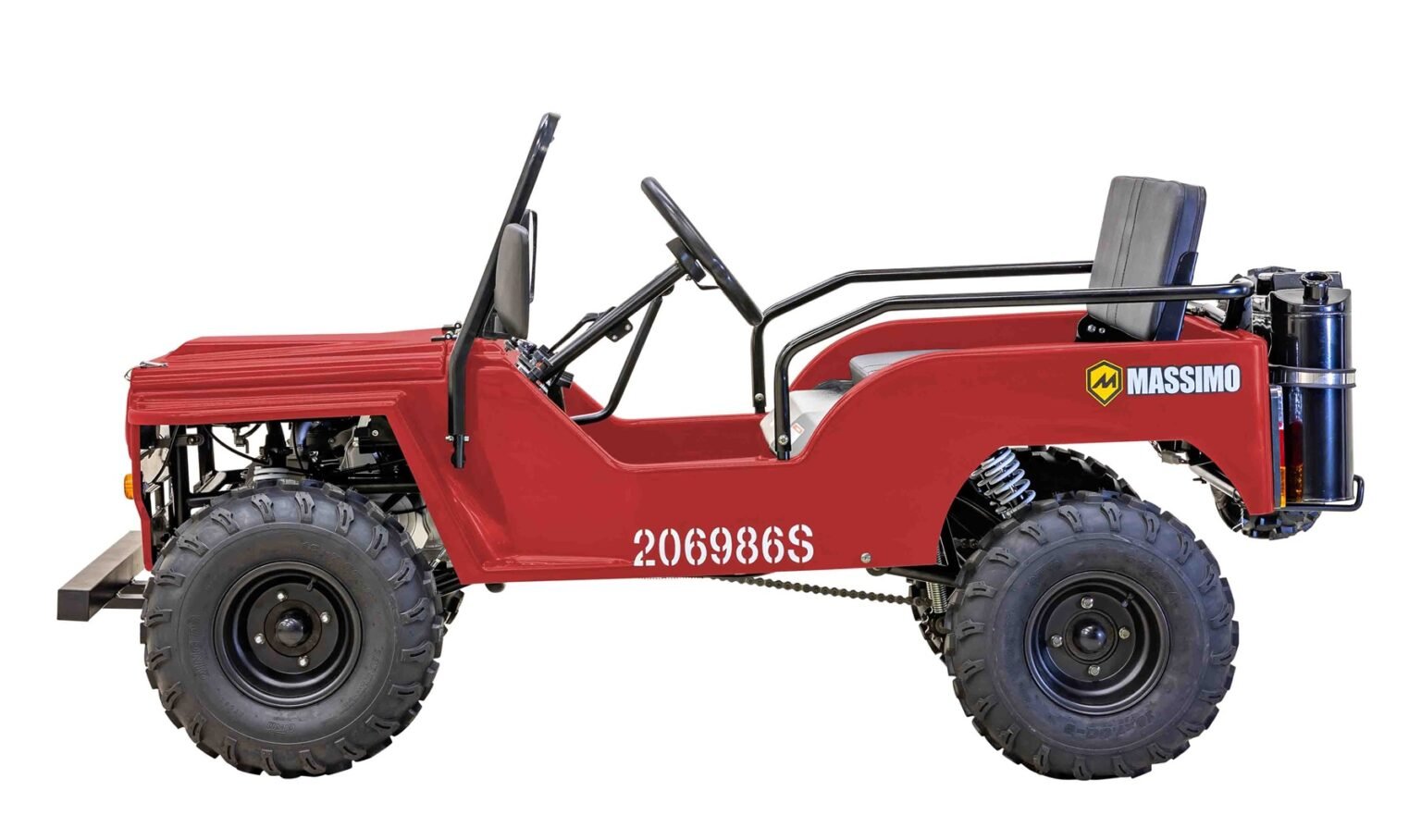 Massimo Mini 125 Military-Style Jeep - Classic and Rugged