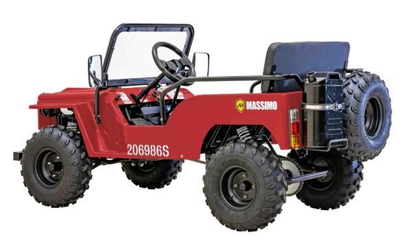 Massimo Mini 125 Military-Style Jeep - Classic and Rugged