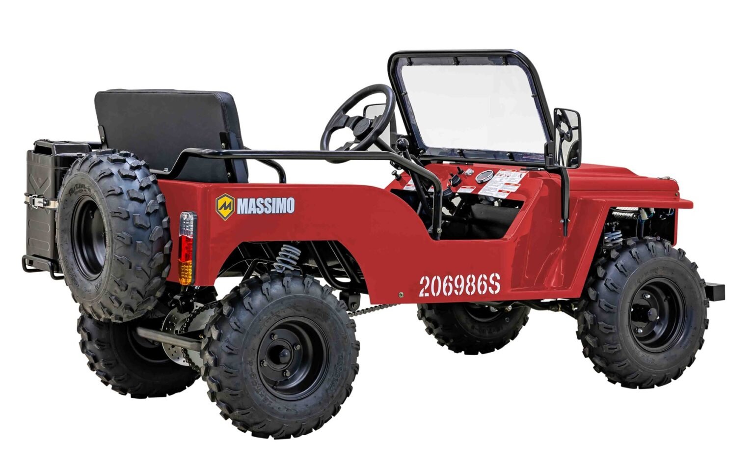 Massimo Mini 125 Military-Style Jeep - Classic and Rugged