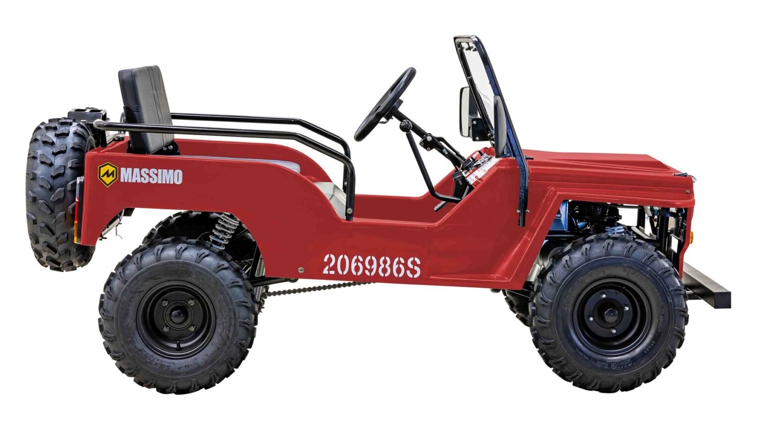 Massimo Mini 125 Military-Style Jeep - Classic and Rugged