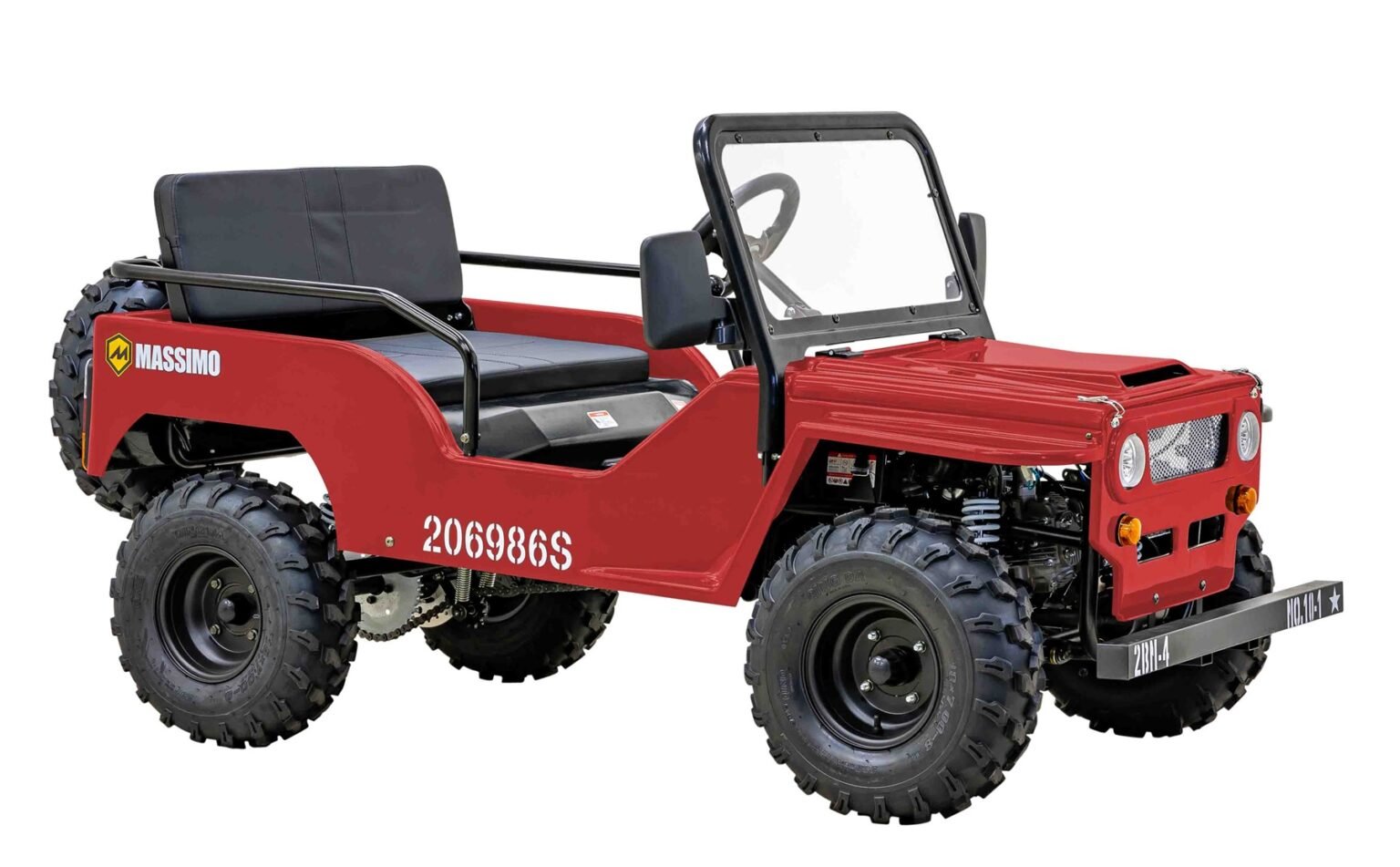 Massimo Mini 125 Military-Style Jeep - Classic and Rugged